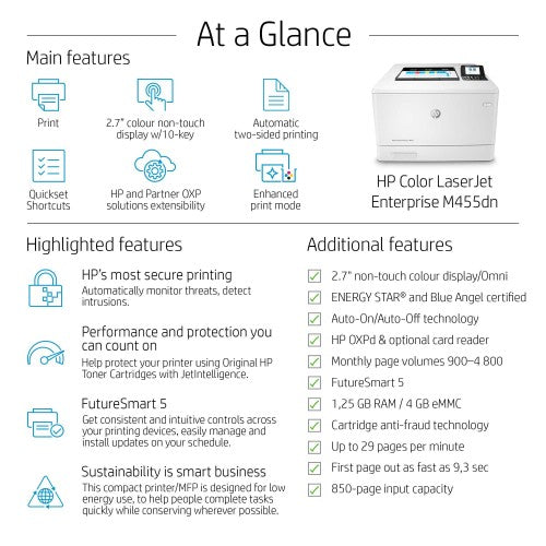 HP Color LaserJet Enterprise M455dn – CDS Printer Solutions Ltd