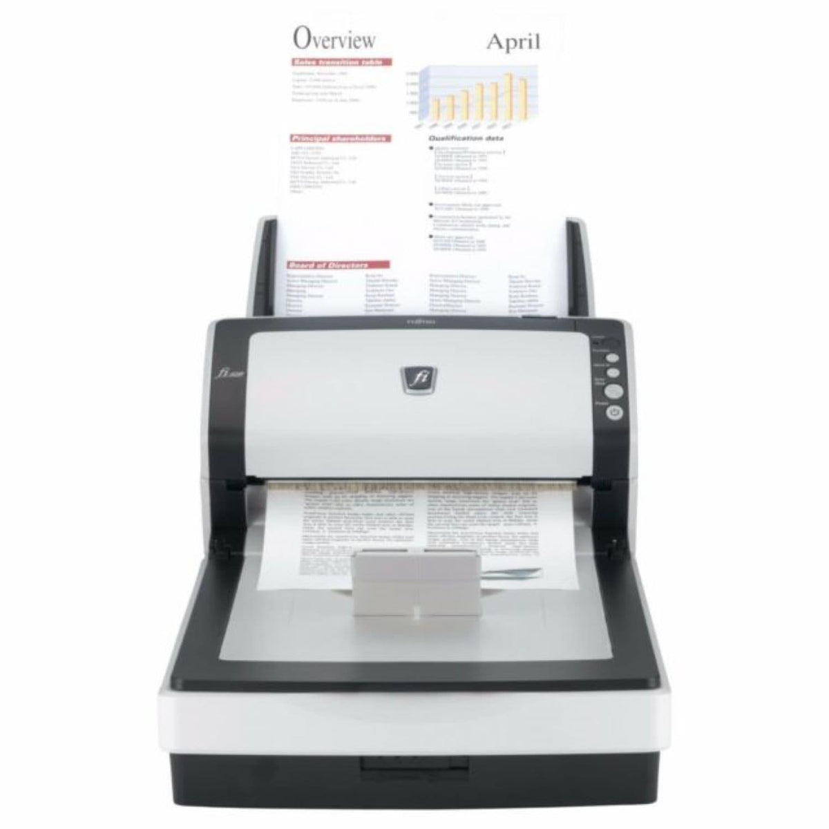 Fujitsu Fi-6240Z A4 Colour Sheet Fed Duplex Scanner With Flatbed - USB ...