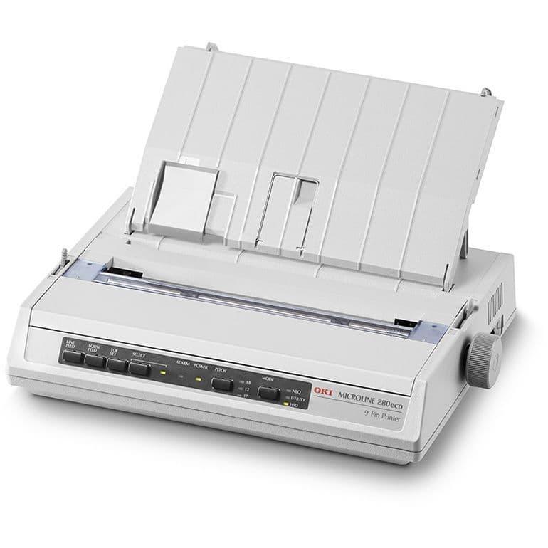 Oki Microline ML280 Eco 9-Pin Narrow Carriage Dot Matrix Printer - USB ...