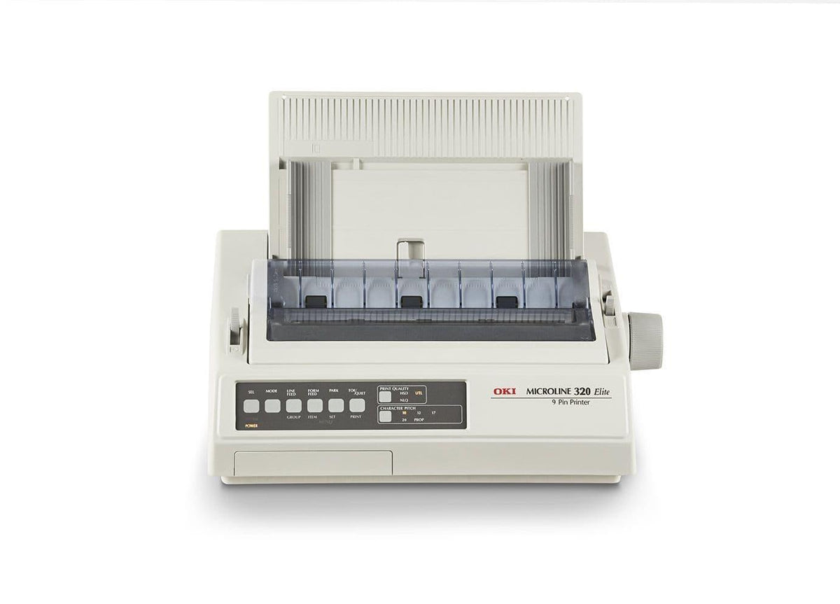 Oki Microline ML320 Elite 9-Pin Narrow Carriage Dot Matrix Printer - P ...