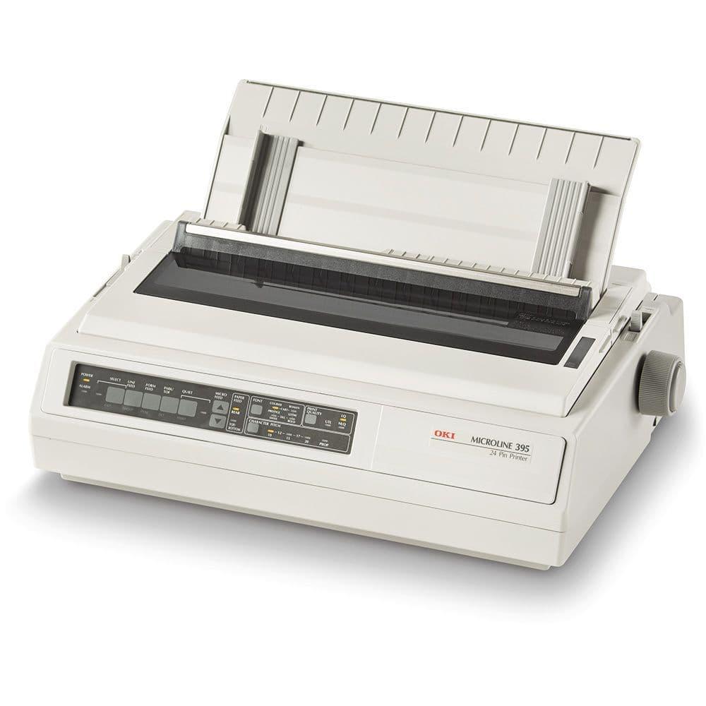 Oki Microline ML395 24-Pin Heavy Duty Wide Carriage Dot Matrix Printer ...