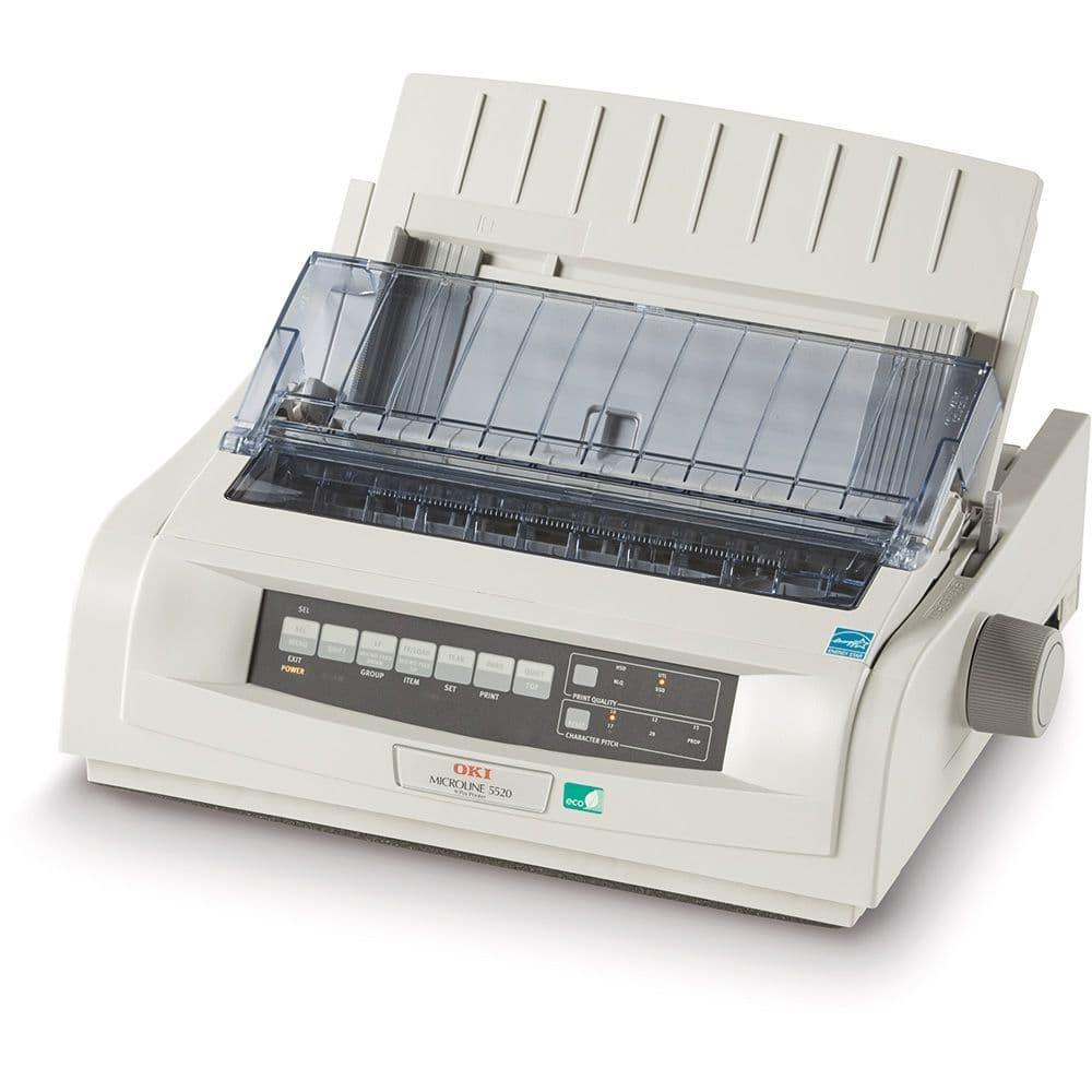 Oki Microline ML5520 Eco 9-Pin Narrow Carriage Dot Matrix Printer - US ...