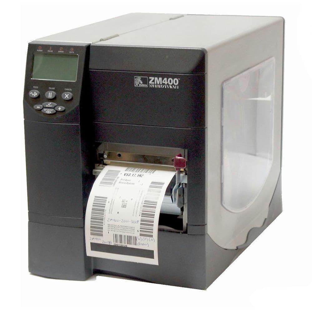 Zebra ZM400 600DPI 4" D/T & T/T Industrial Label Printer - LAN / USB ...