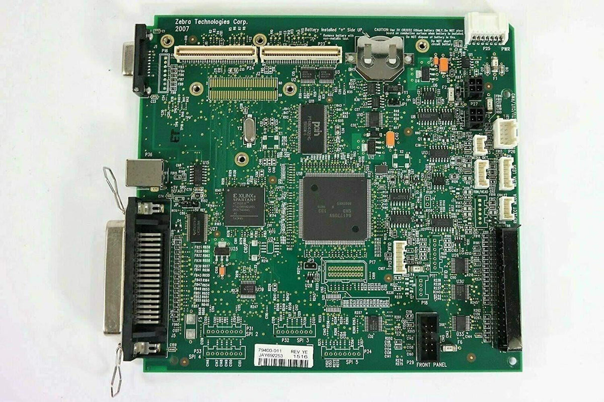 Zebra ZM400 / ZM600 Main Logic Board PCB - USB / Serial / Parallel ...