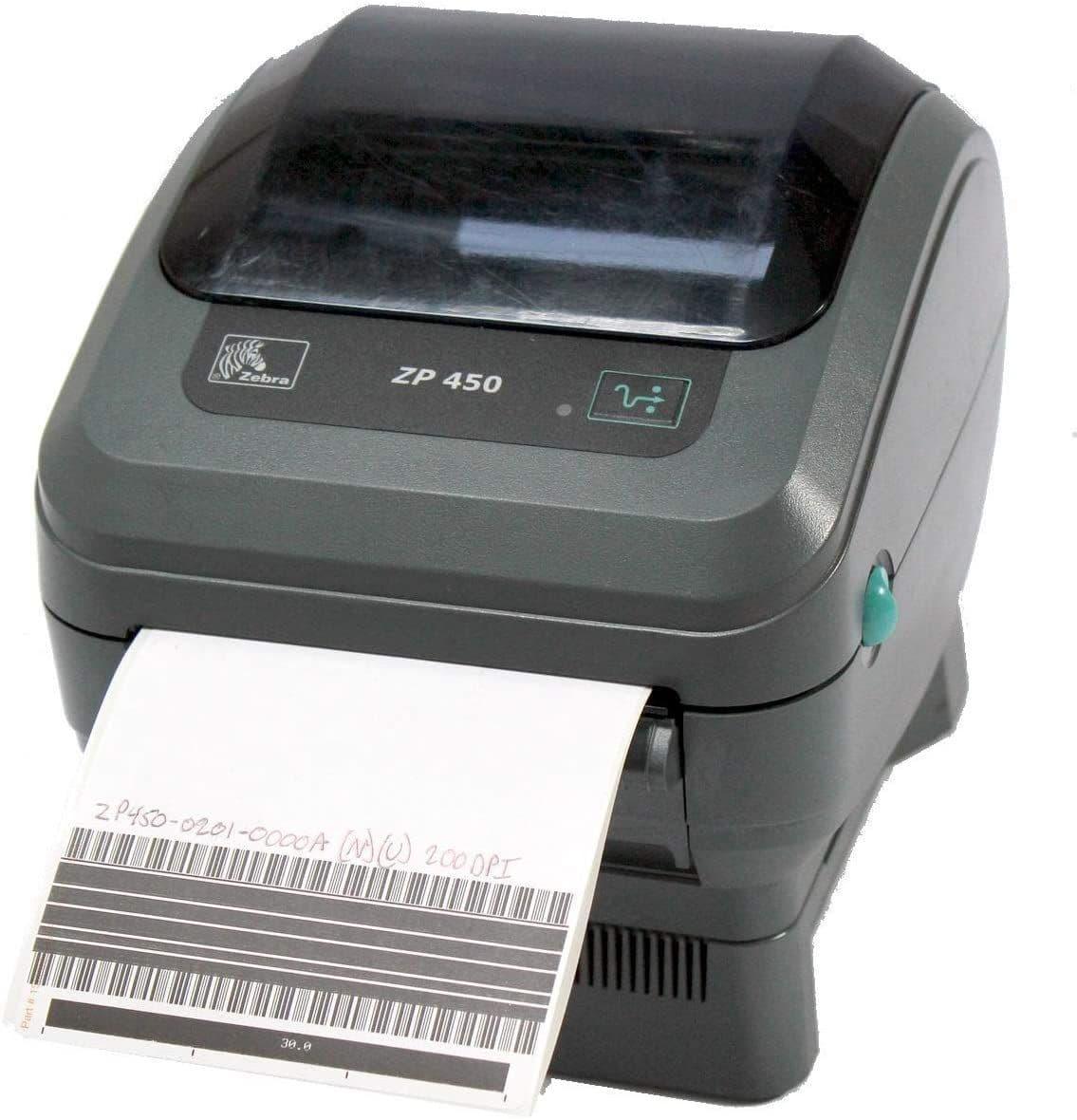 Zebra ZP 450 ZTC Direct Thermal Label Printer - Self-Dispenser / USB ...