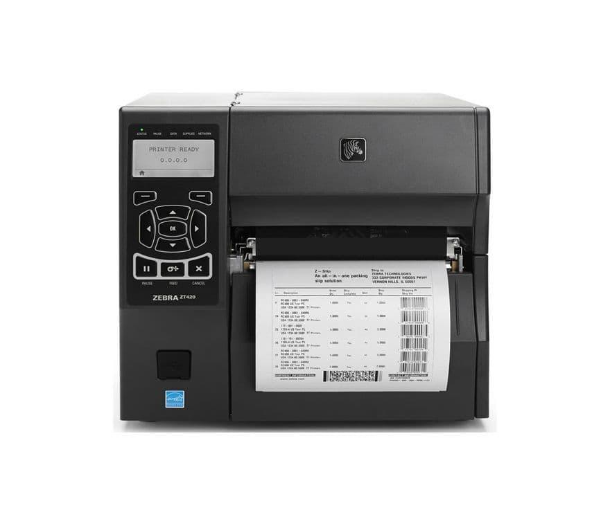 Zebra ZT420 6" 203DPI D/T & T/T Industrial Label Printer - Wi-Fi / LAN ...